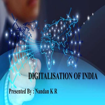 Digitalization of india 2020 | PPTX