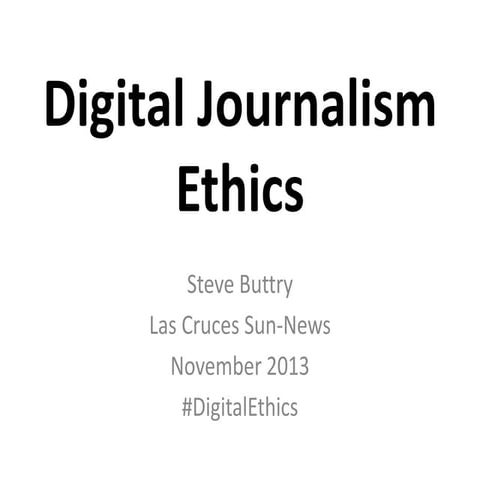 Social media ethics | PPTX