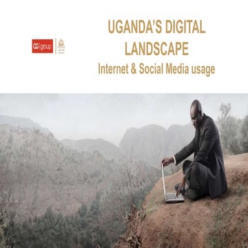 Uganda's Digital landscape - Internet & Social Media usage | PPT