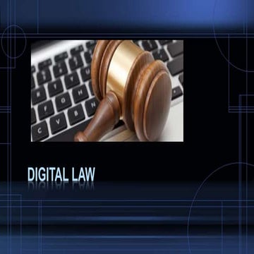 Digital law | PPTX
