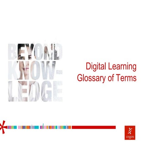 Digital Learning Glossary of Terms | PPT
