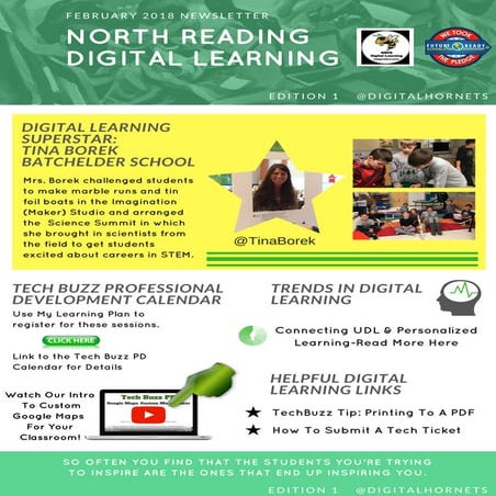Digital Learning Newsletter February 2018 | PDF | Education