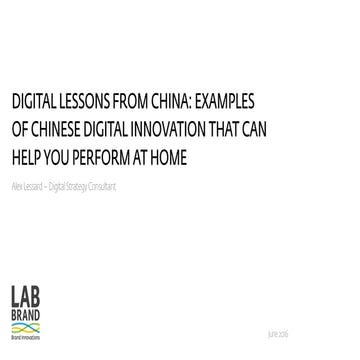 Digital Lessons from China | PPTX | Internet | Computing