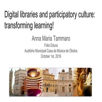 Digital libraries and participatory culture: transforming learning! | PDF