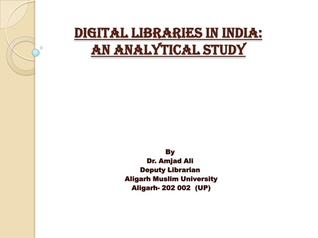 Digital Library System | PPTX