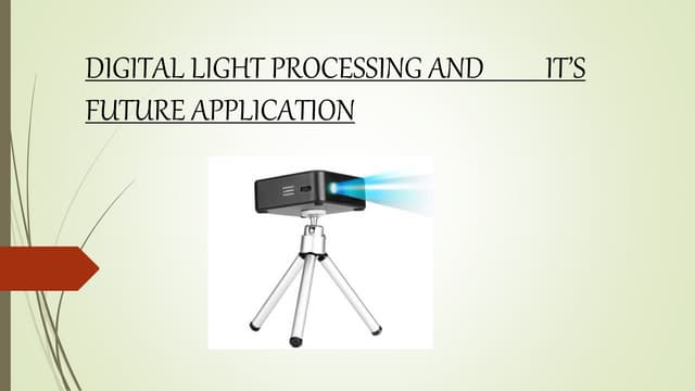 CSE Digital Light Processing PPT.pptx for seminar | PPTX