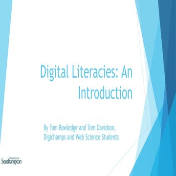 Digital Literacy presentation | PPTX