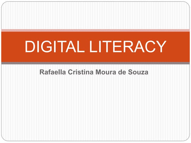 Digital literacy ppt | PPTX
