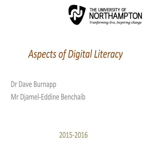 Digital literacy & reserach ethics | PPT