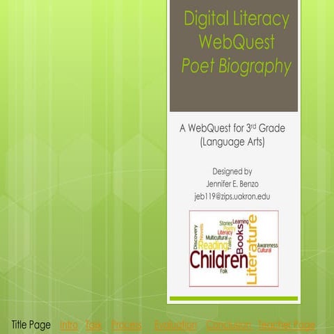 Digital Literacy Webquest | PPT