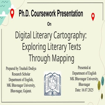 Digital Literary Cartography. pptx | PPTX