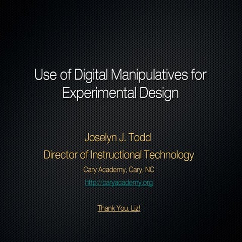 Digital manipulatives todd 2 | PPT