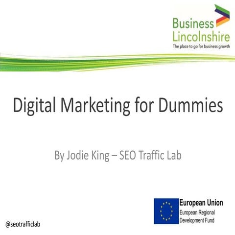 Digital Markerting For Dummies | PPT