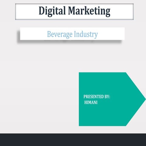Digital marketing | PPT