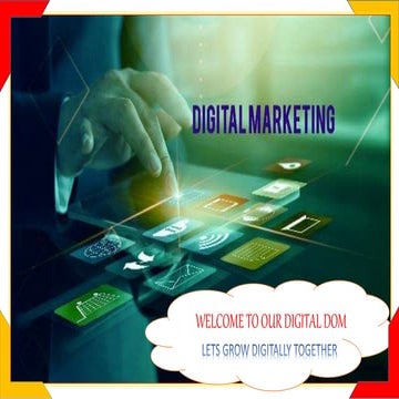 DIGITAL MARKETING ppt | PPTX