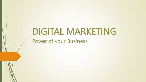 Digital Marketing Introduction And Conclusion Ppt