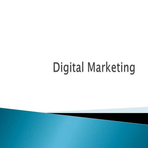 Digital Marketing for business | PPT