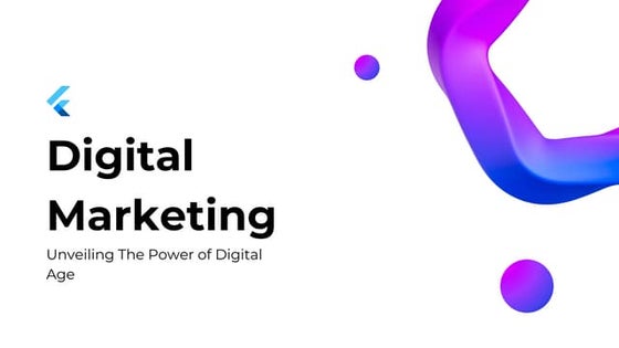 Digital Marketing Introduction And Conclusion Ppt