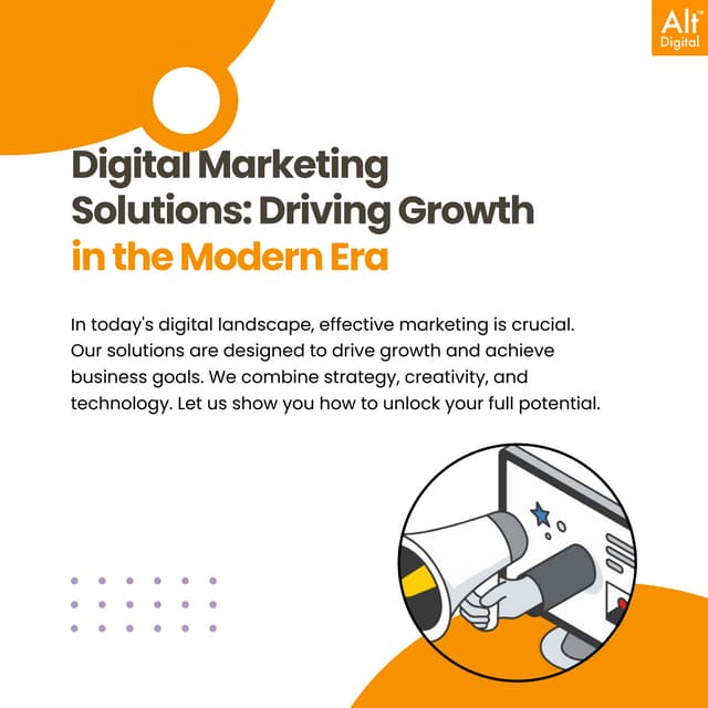 Digital Marketing Solutions - Alt digital technologies | PDF
