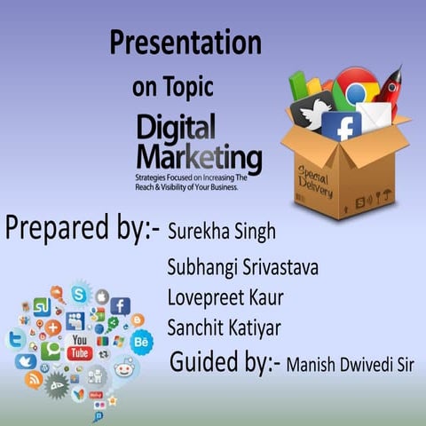 Digital marketing prepared by sandykat | PPT