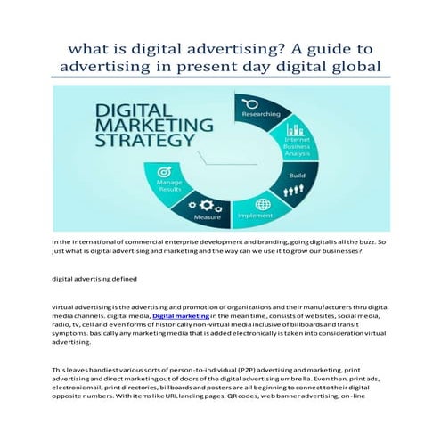 Types of Advertising | PDF
