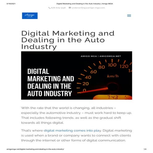 Automobile Industry - Benchmarking | PPTX
