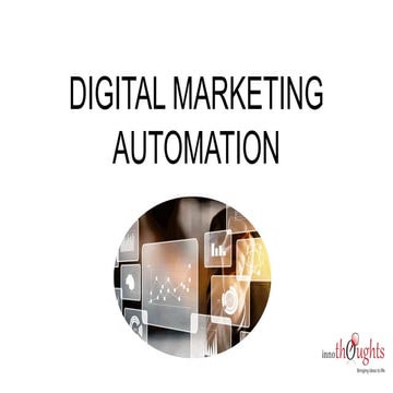 Digital Marketing Automation Ppt