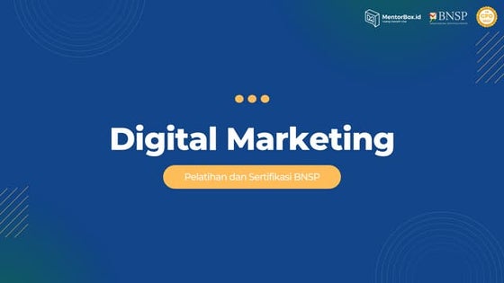 Materi Pelatihan Ketrampilan Presentasi | PPTX