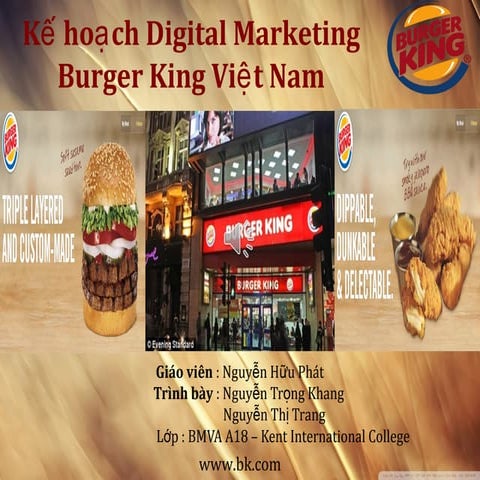 Digital marketing burger king (1) | PPT