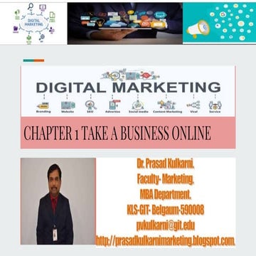 Digital marketing chapter 1 | PPTX