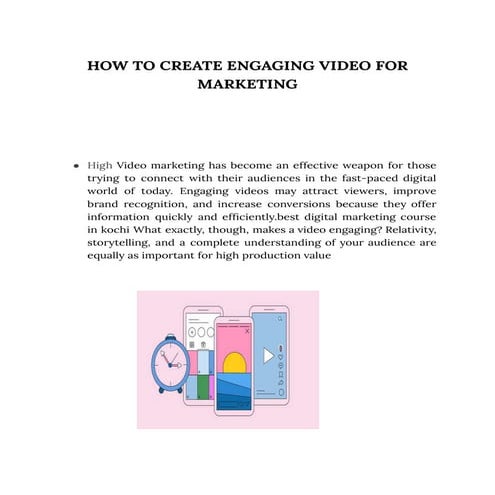 how to create engaging video for marketing | PDF