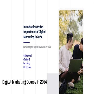 10 Compelling Reasons to Pursue a Digital Marketing Course in 2024 | PDF