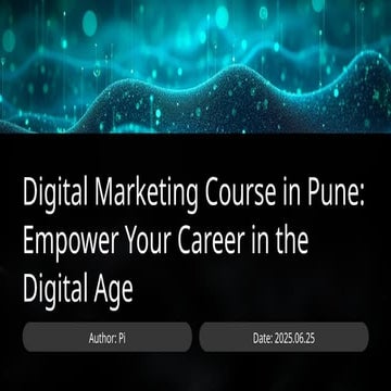 Digital Marketing Course in Pune and PCMC | PPTX