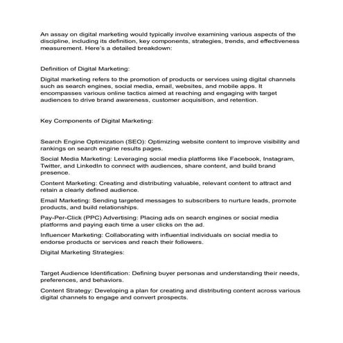 Digital Marketing and types of digital marketing | PDF