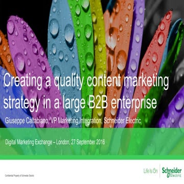 Creating a Quality B2B Content Marketing Strategy | PPT