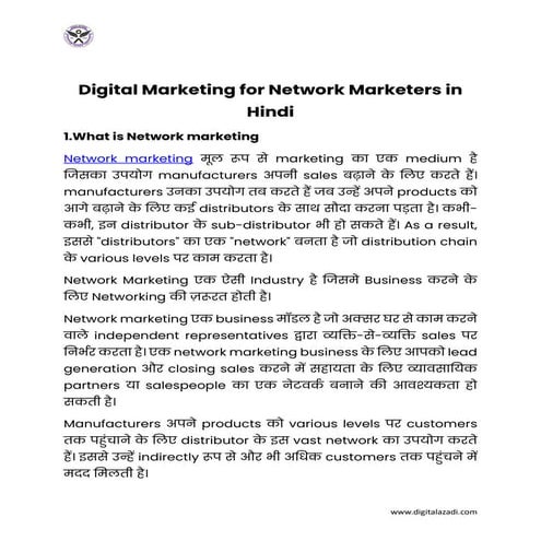Digital Marketing For Network Marketers in Hindi.pdf
