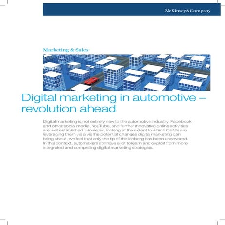 Digital Marketing in Automotive | PDF