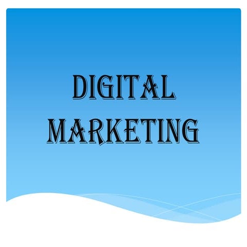 Digital Marketing Introduction Pdf