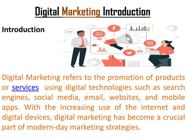 Digital Marketing Introduction 1 Pdf