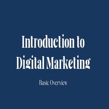 "A Comprehensive Guide to Exploring Reach in Digital Marketing" | PPTX