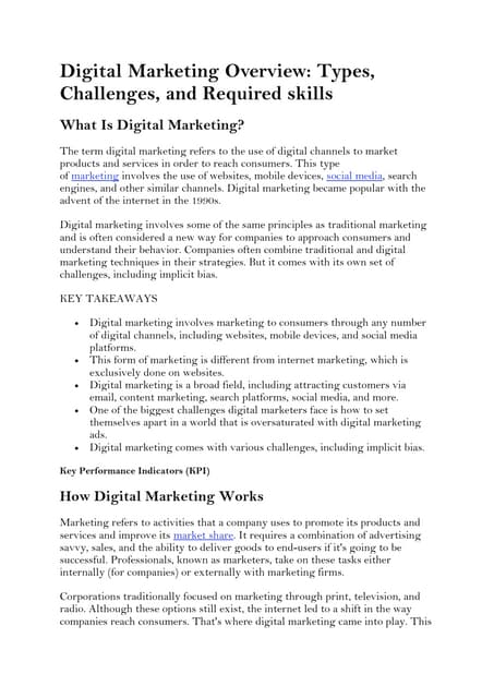 Digital Marketing | PPT