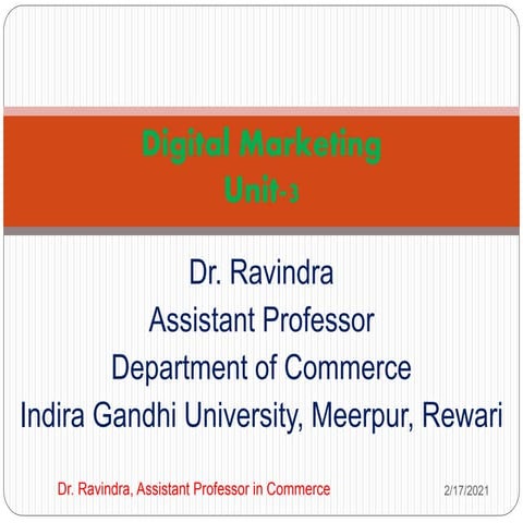 Digital marketing ppt 3 | PPT