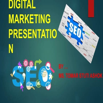 Digital marketing presentation | PPTX