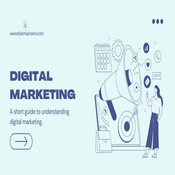 Digital Marketing; A Short Guide for Beginners | PDF