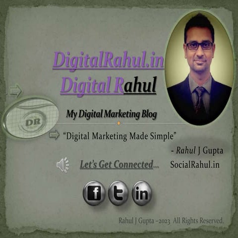 Digital Marketing Presentation - Social Rahul.pptx