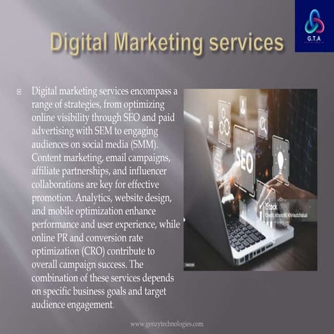Digital Marketing Services at Kreativan Technologies | PDF