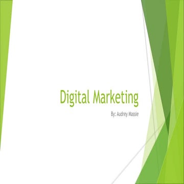 Digital Marketing PowerPoint Slideshow | PPT