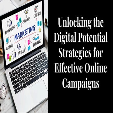 Digital Marketing strategies for effective Online campaing | PDF