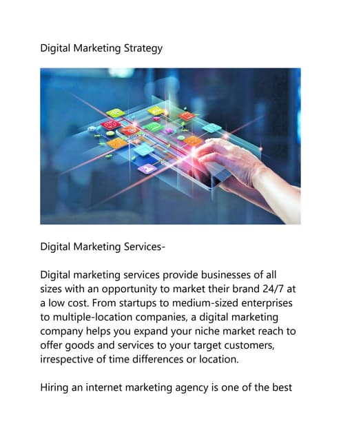 Digital Marketing Strategy Guide | PDF | Marketing and Advertising ...