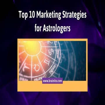 Digital Marketing Strategy Plan for Astrologers | PDF